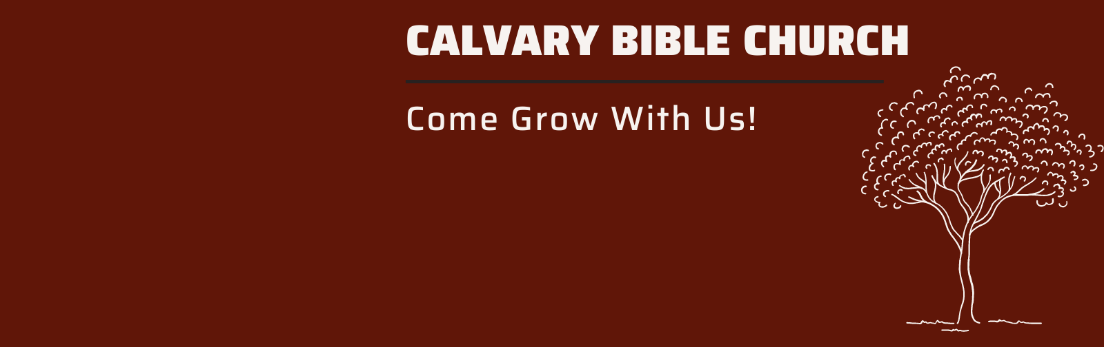 About Us - Calvary Bible